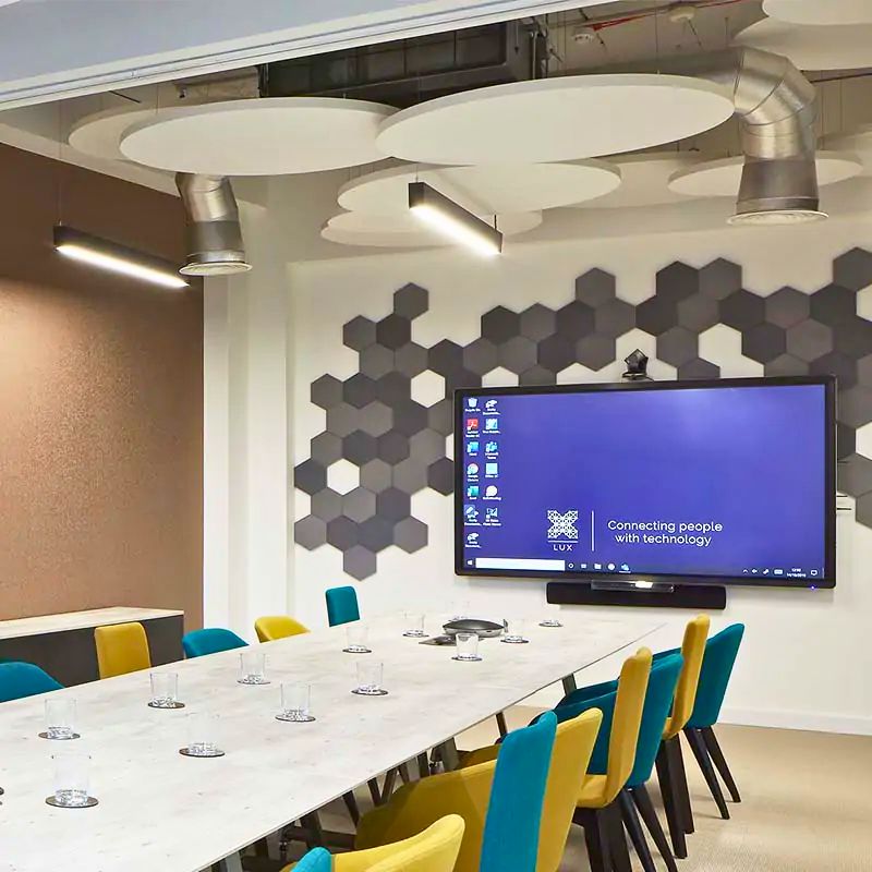MuffleRaft | Ellipse Acoustic Ceiling Raft – Muffle Acoustics Limited
